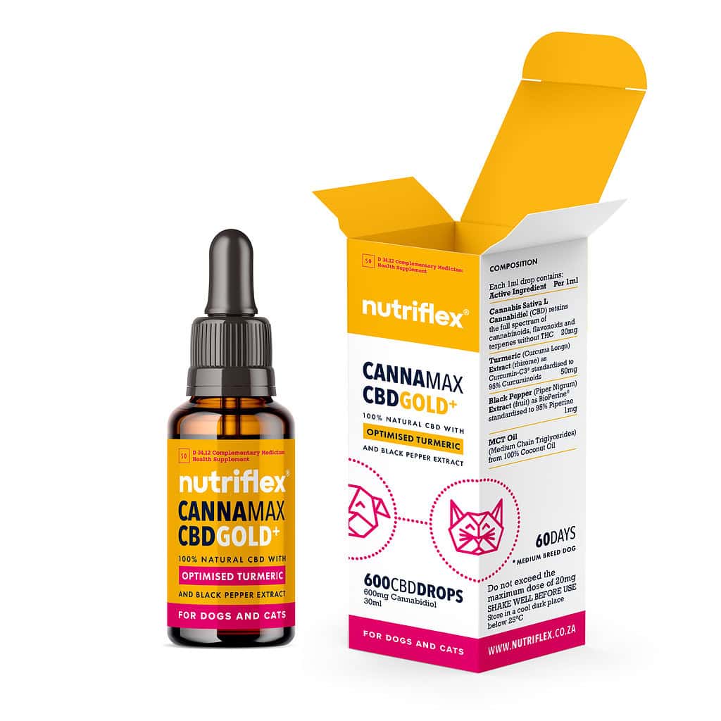 CannaMax Gold CBD Oil For Dogs And Cats 600mg | NutriFlex