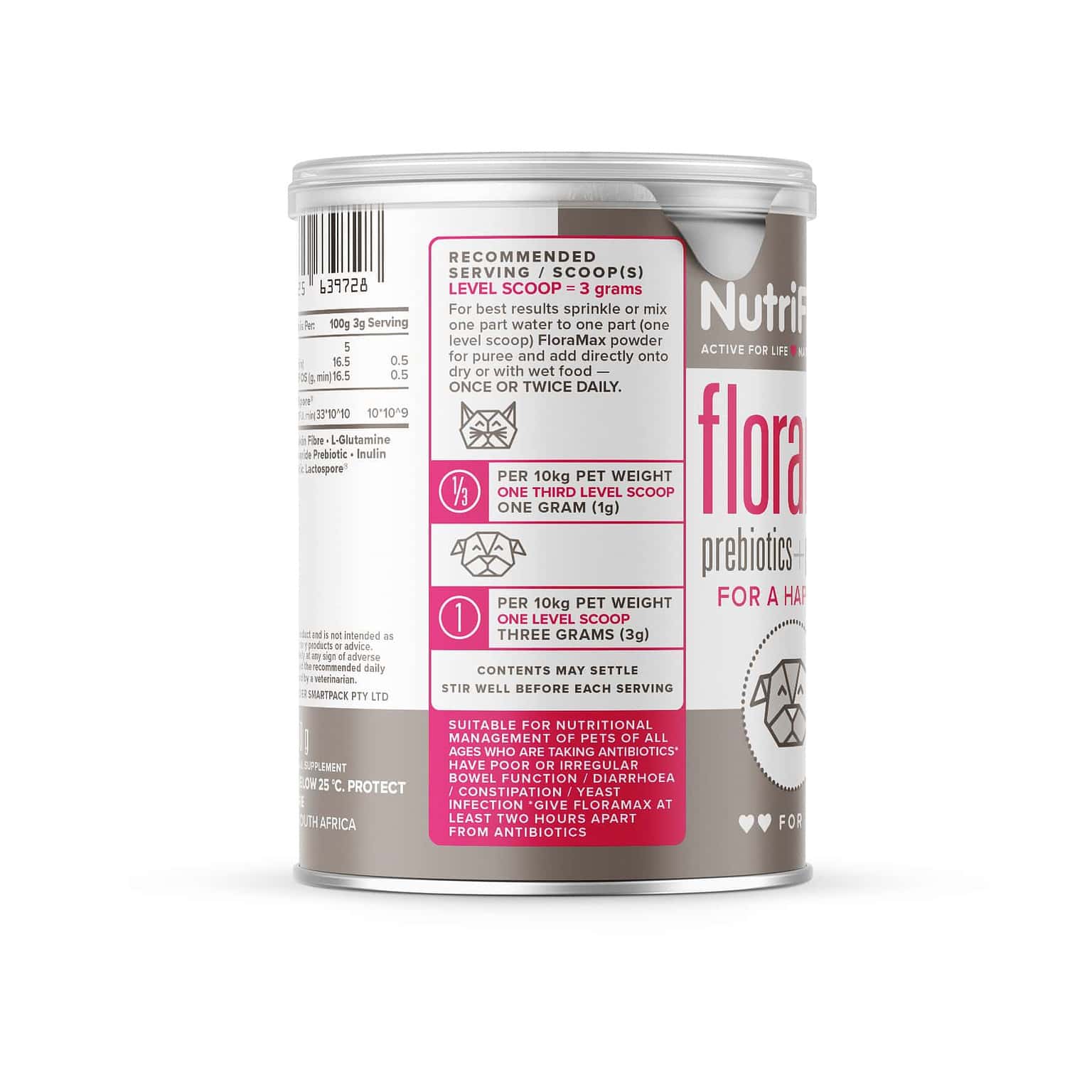 FloraMax Probiotic For Dogs And Cats - Digestive Health And Gut Balance ...