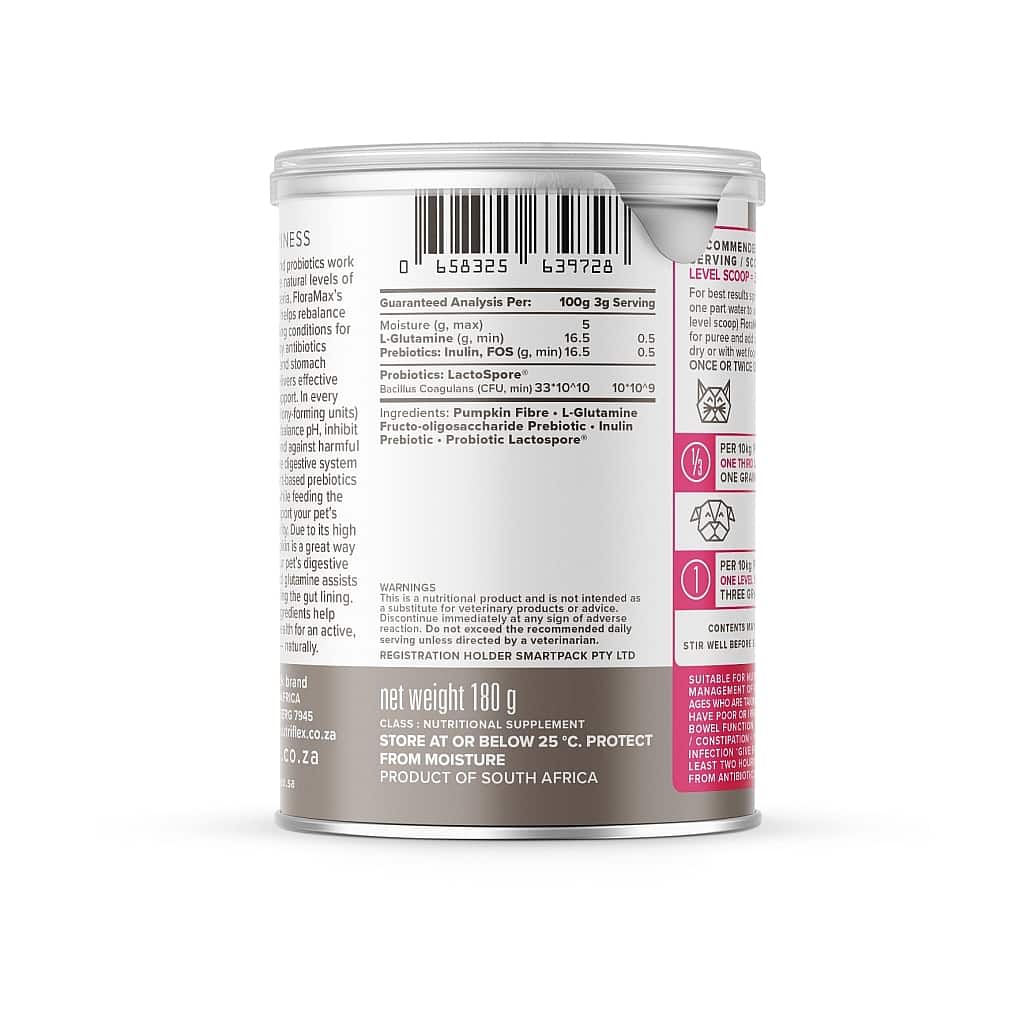 FloraMax Probiotic For Dogs And Cats - Digestive Health And Gut Balance ...