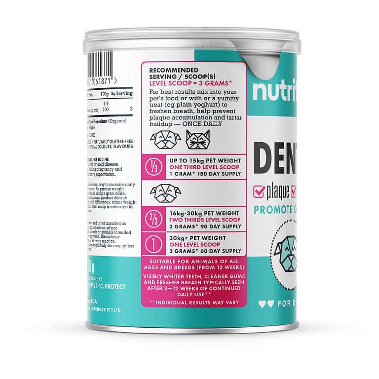 DentaMax Dental Powder For Dogs And Cats 180g | NutriFlex