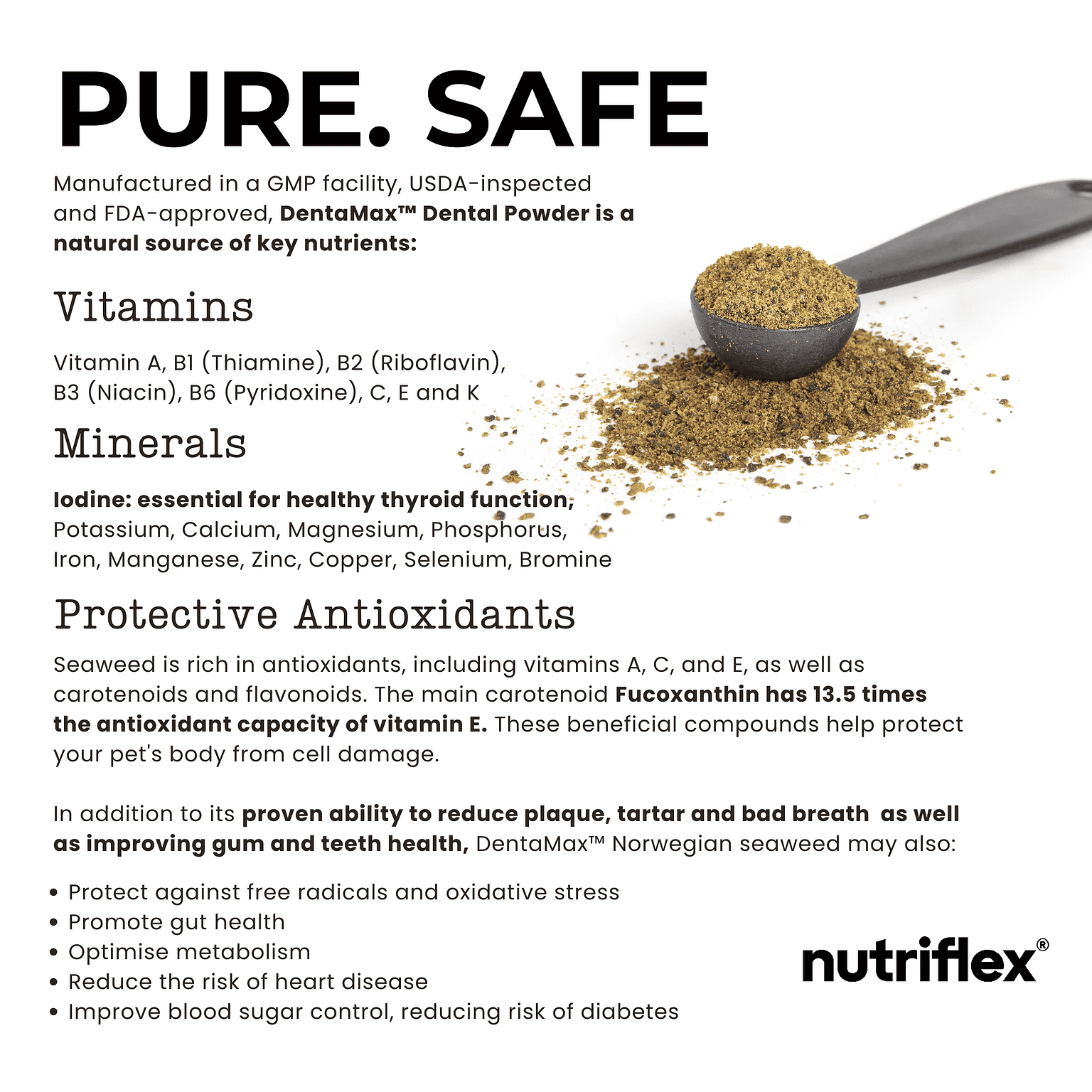 DentaMax Powder For Dogs And Cats 180g | NutriFlex